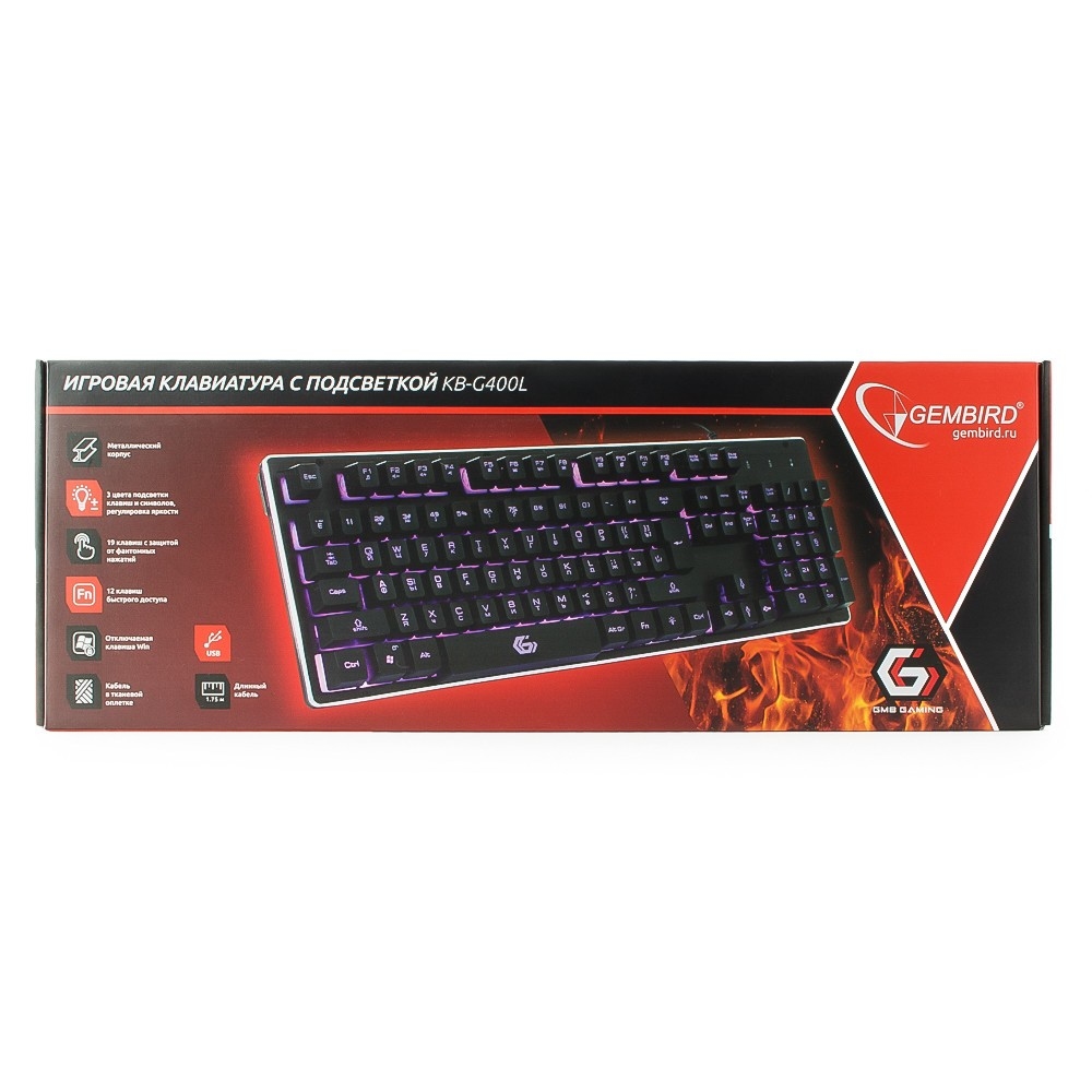 Игровая клавиатура Gembird KB-G400L